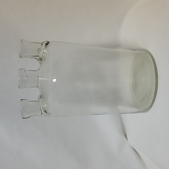 Other | Woulfe Bottle Triple Neck Clear Glass | Poshmark